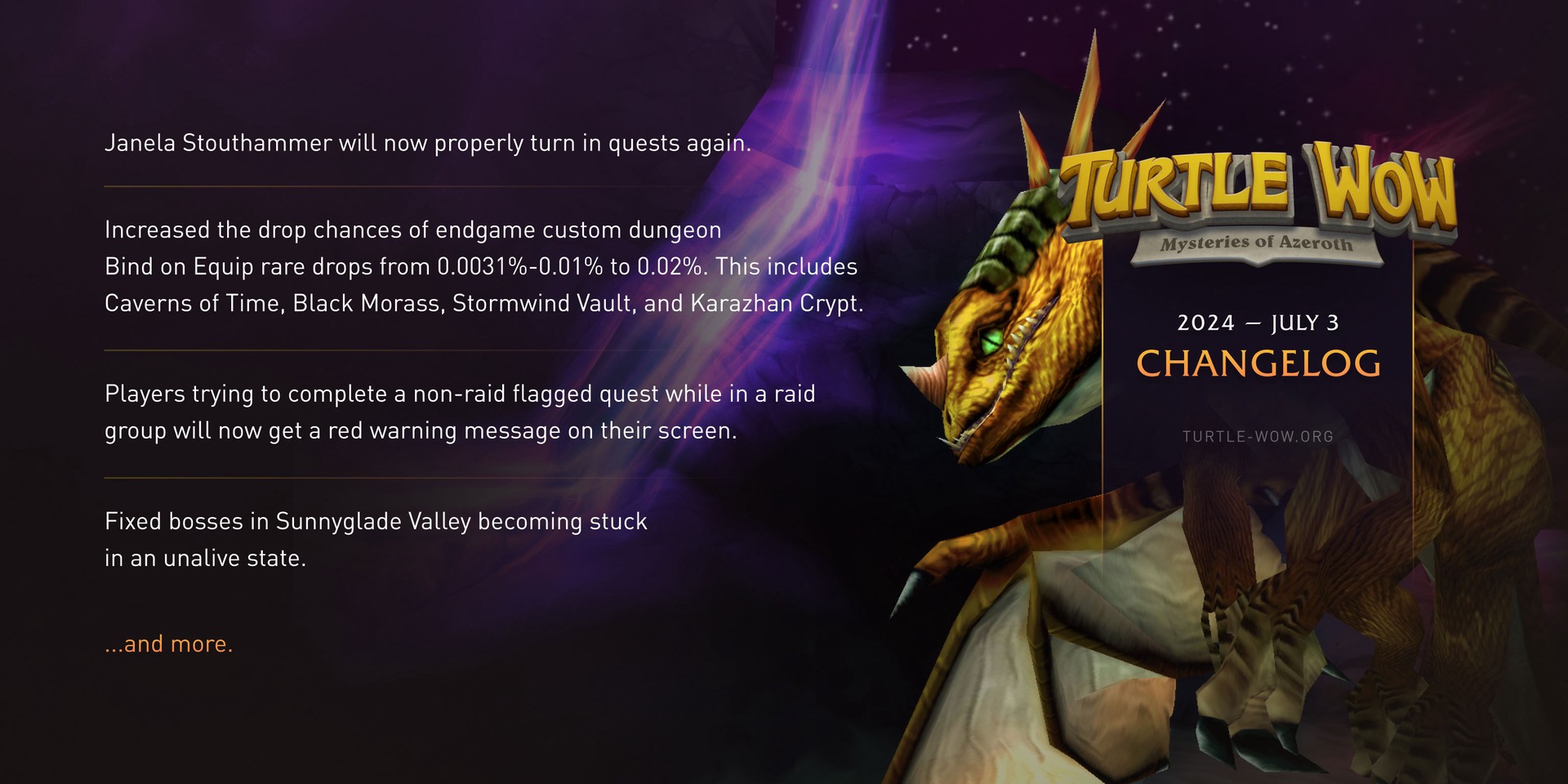 2024 — July 3 - Turtle WoW